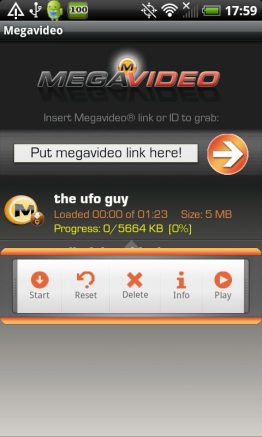 Megavideo - Application officielle disponible sur Android Market ...